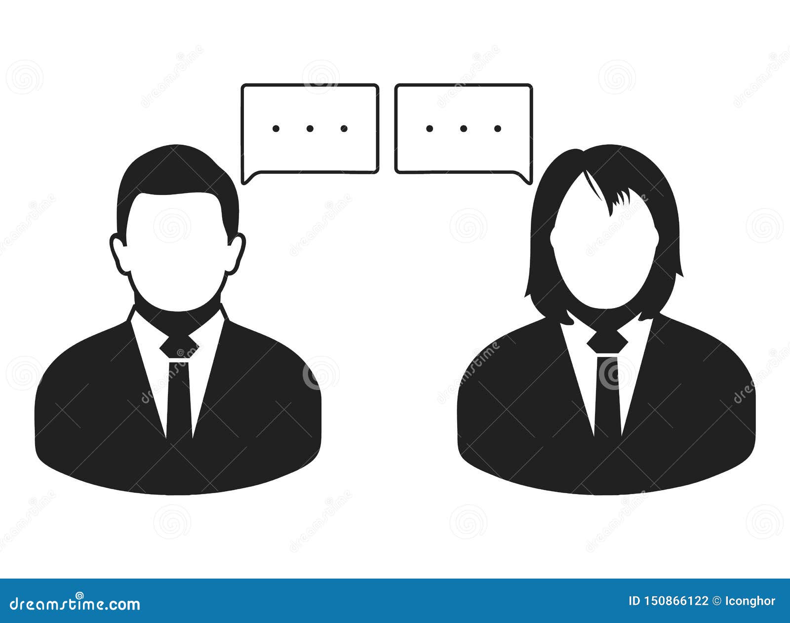 Conversation icon. stock vector. Illustration of idea - 150866122