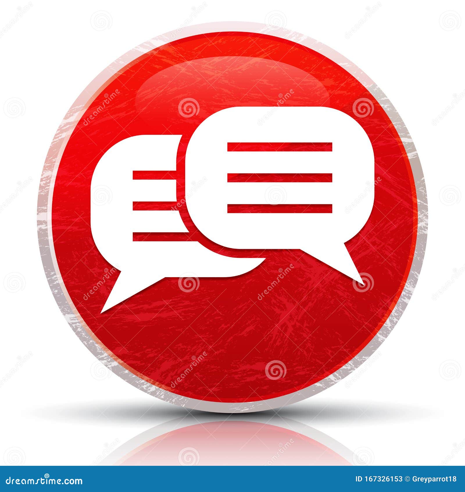 Conversation Icon Metallic Grunge Abstract Red Round Button ... Conversation Icon Metallic Grunge Abstract Red Round Button ...