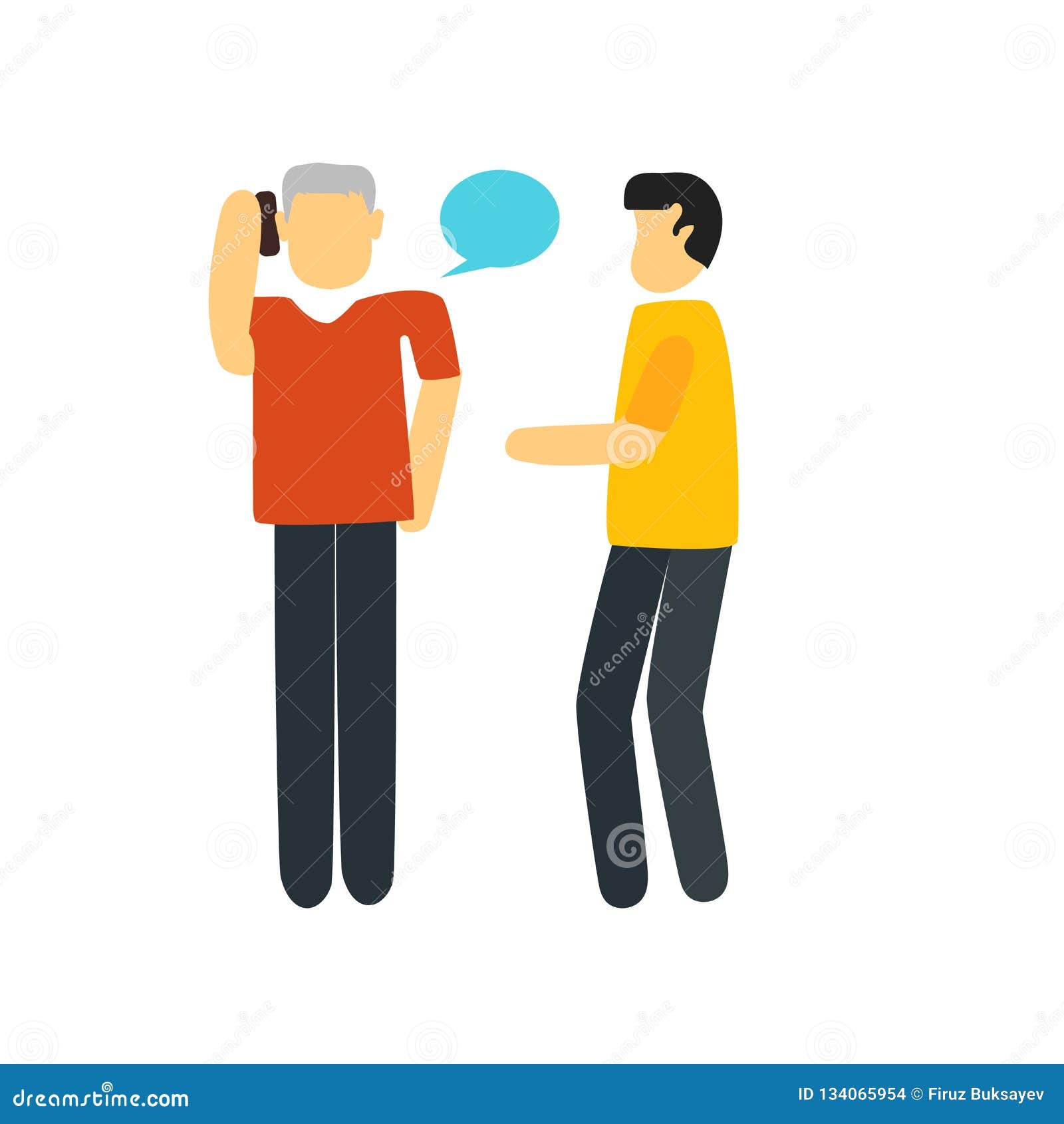 Conversation Icon Vector Isolated on White Background, Conversation ...