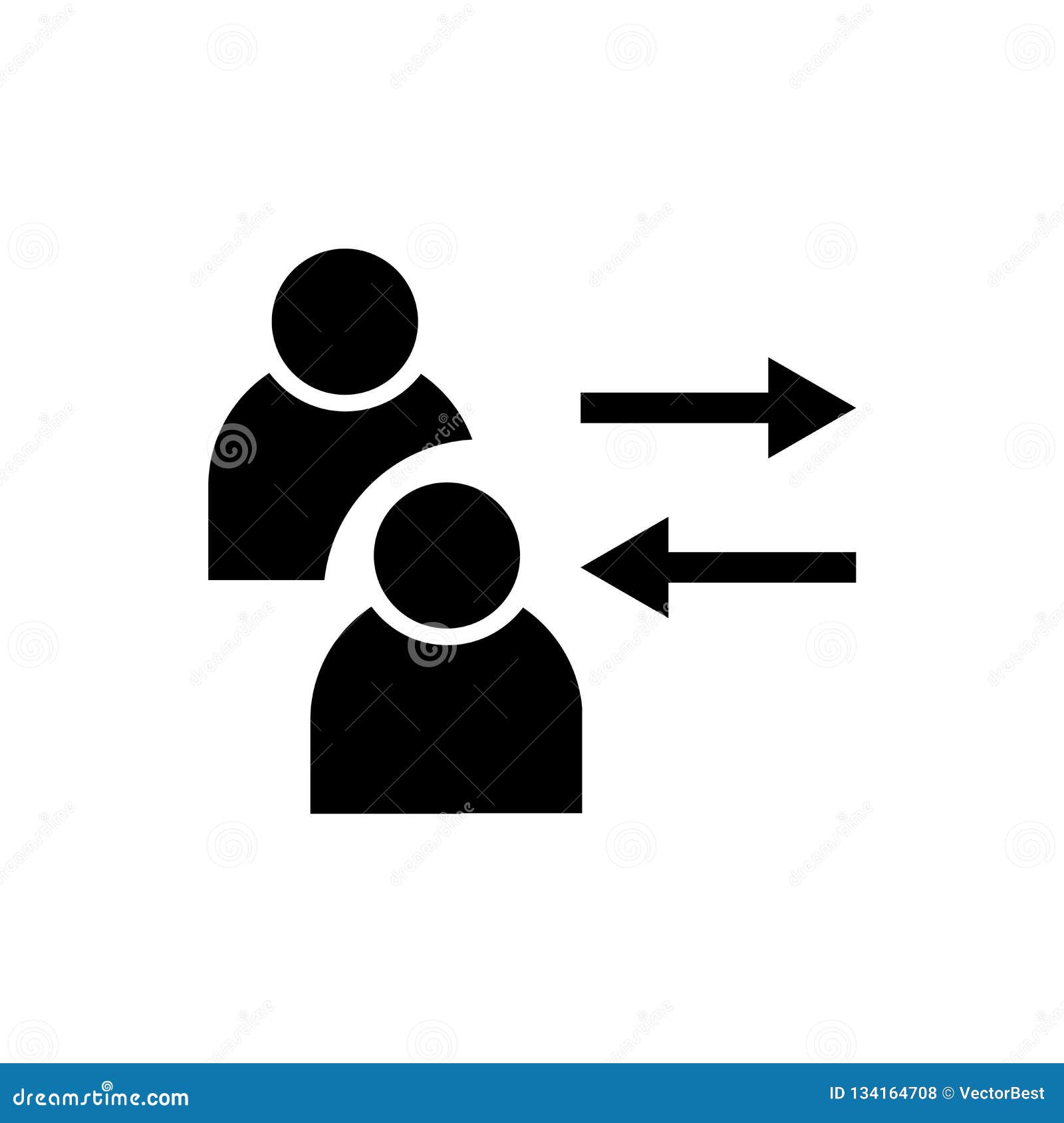 Conversation Icon Vector Sign and Symbol Isolated on White Background ...