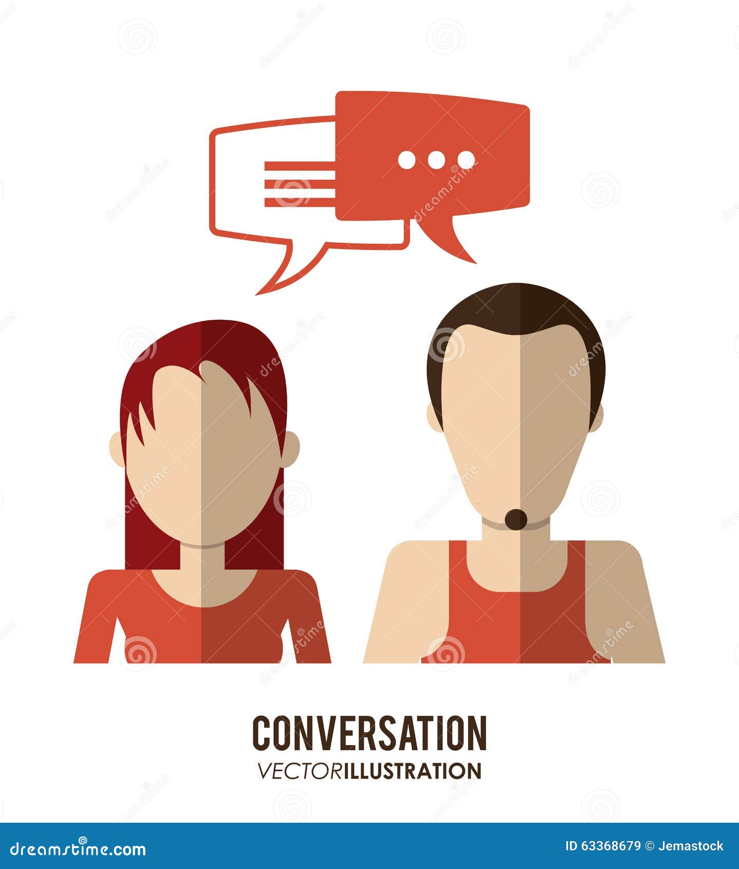Conversation icons design stock vector. Illustration of design - 63368679
