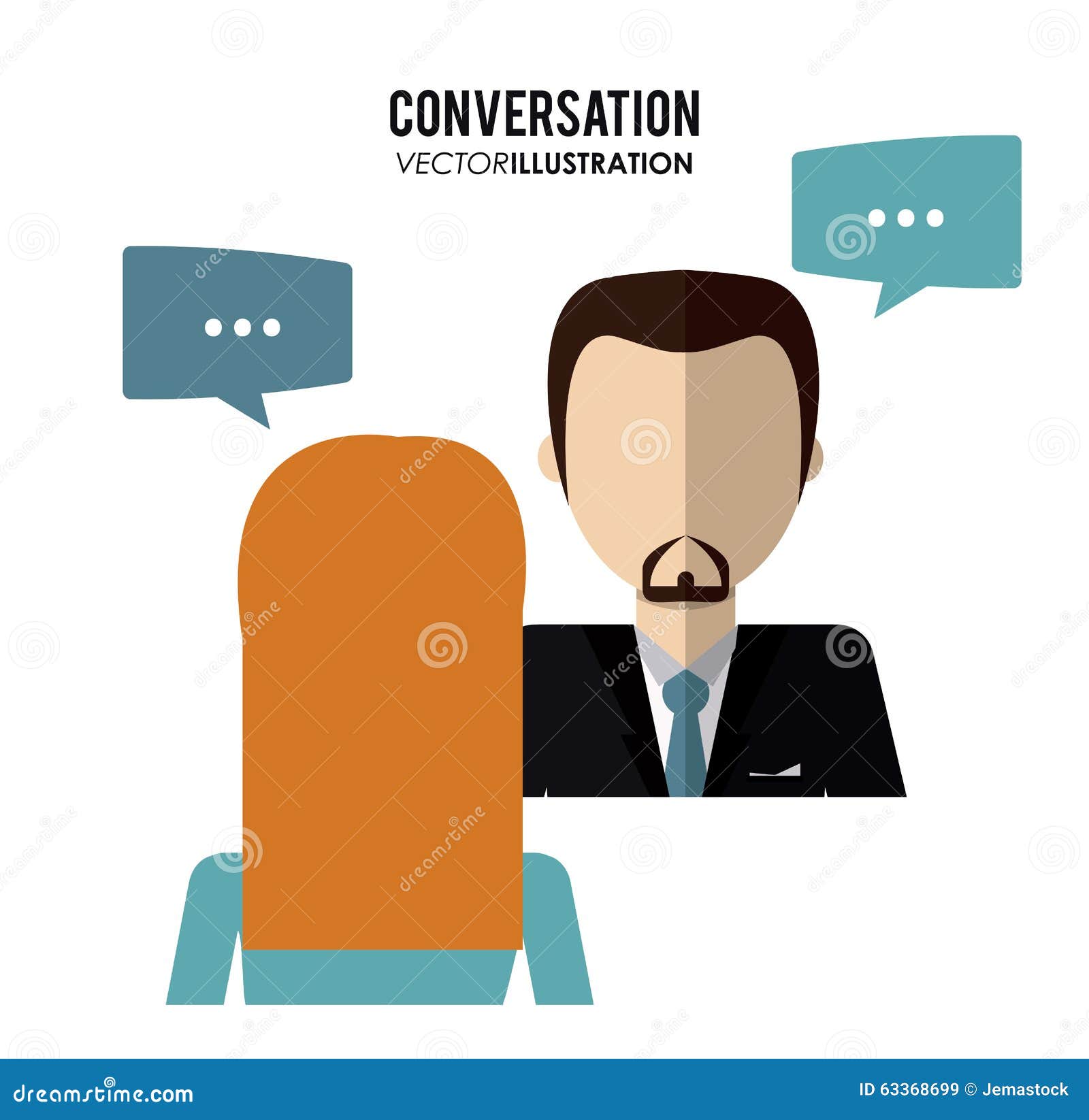 Conversation icons design stock vector. Illustration of medium - 63368699