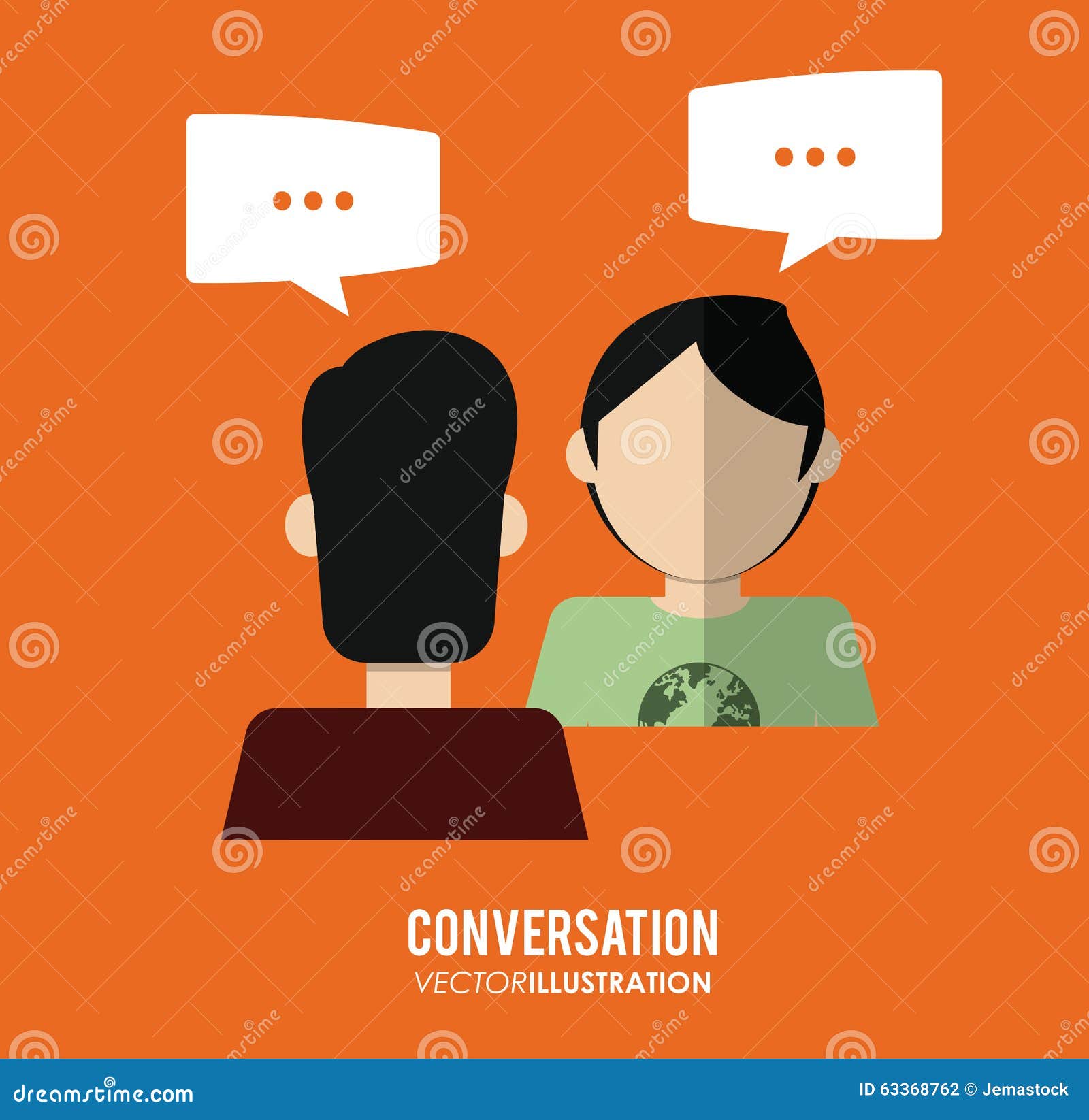 Conversation icons design stock vector. Illustration of concept - 63368762