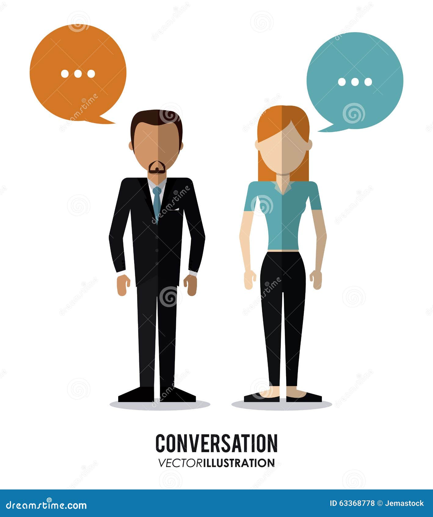 Conversation icons design stock vector. Illustration of male - 63368778