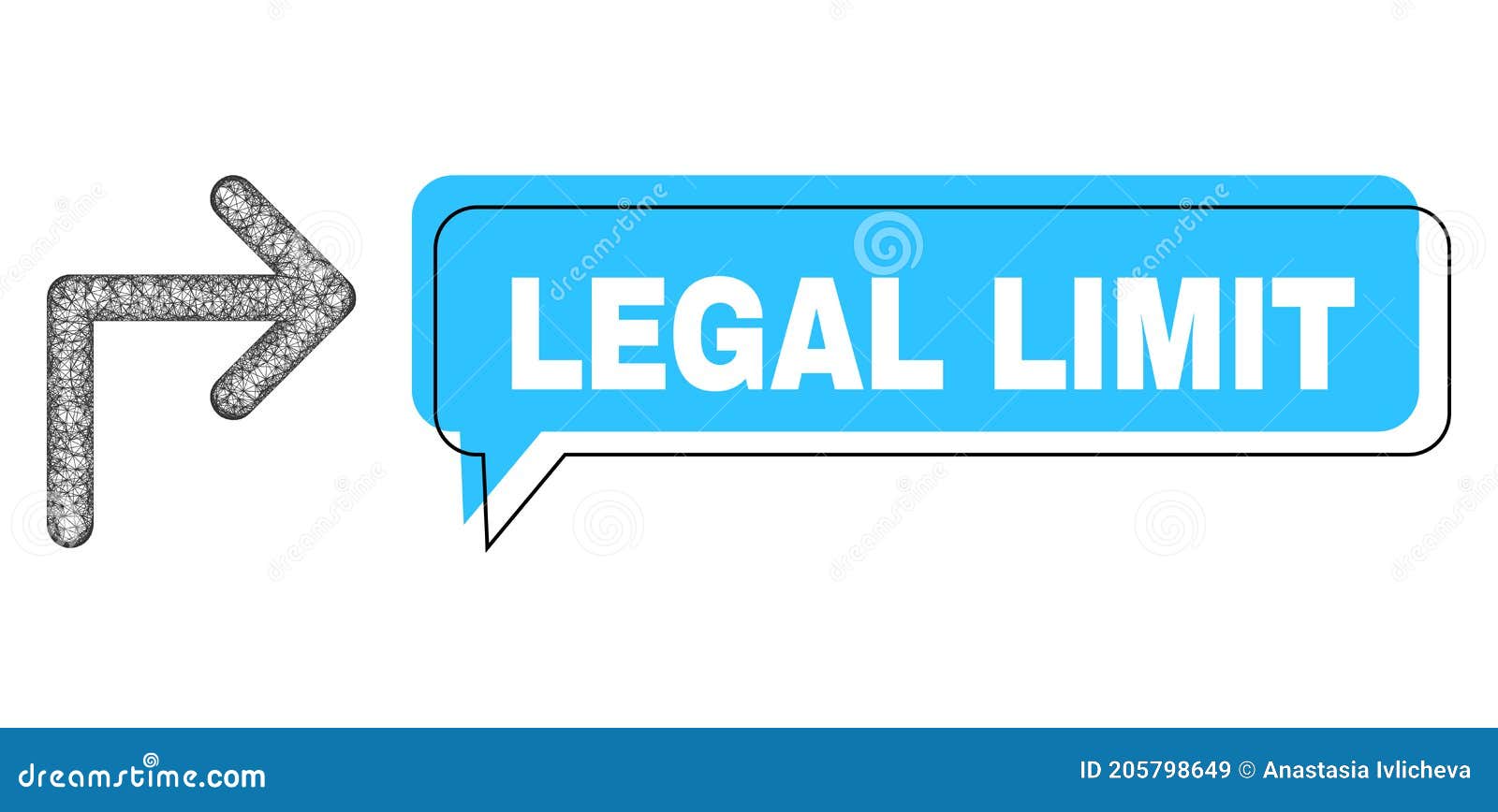 Shifted Legal Limit Speech Frame and Net Mesh Turn Right Icon Stock ...