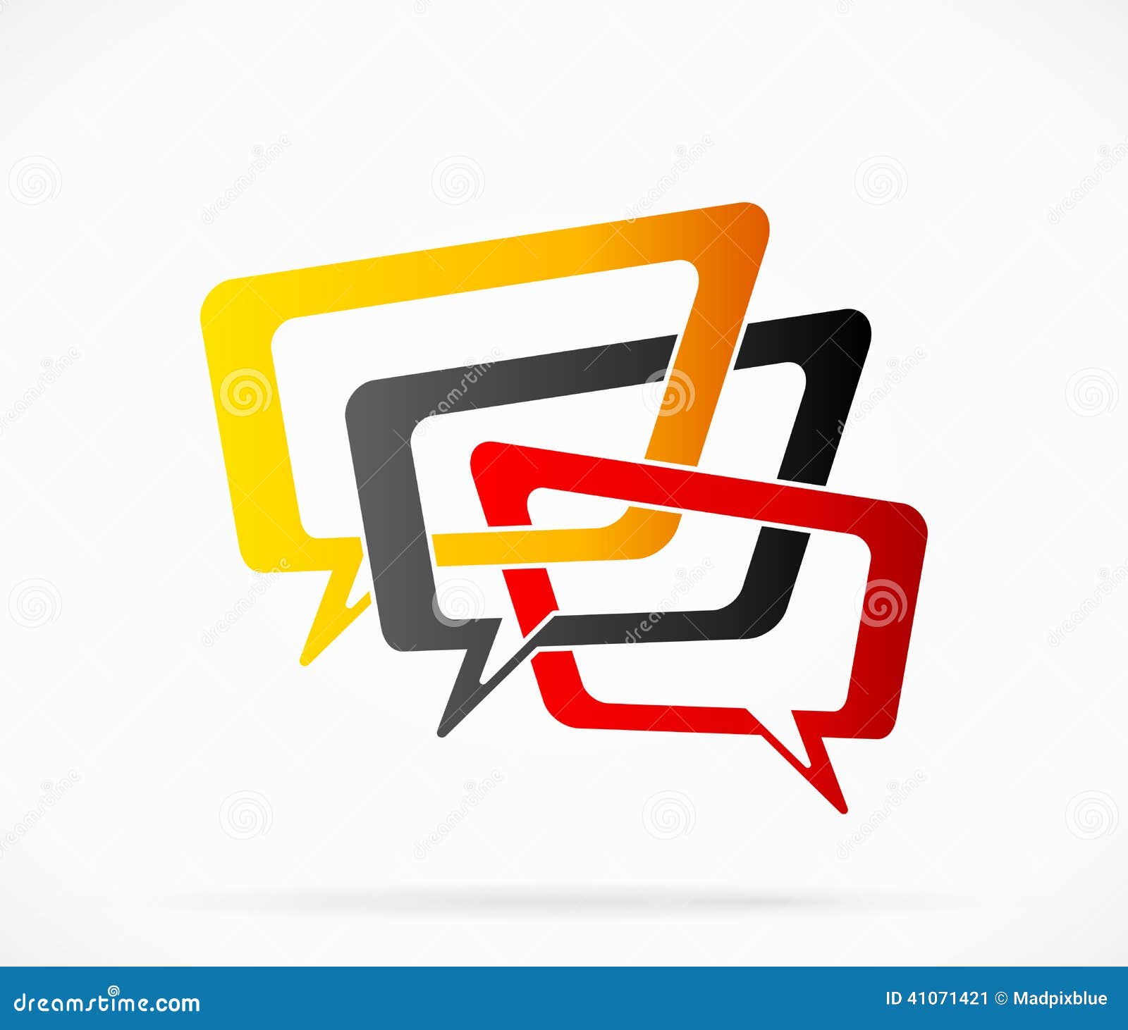 Conversation logo stock vector. Illustration of share - 41071421