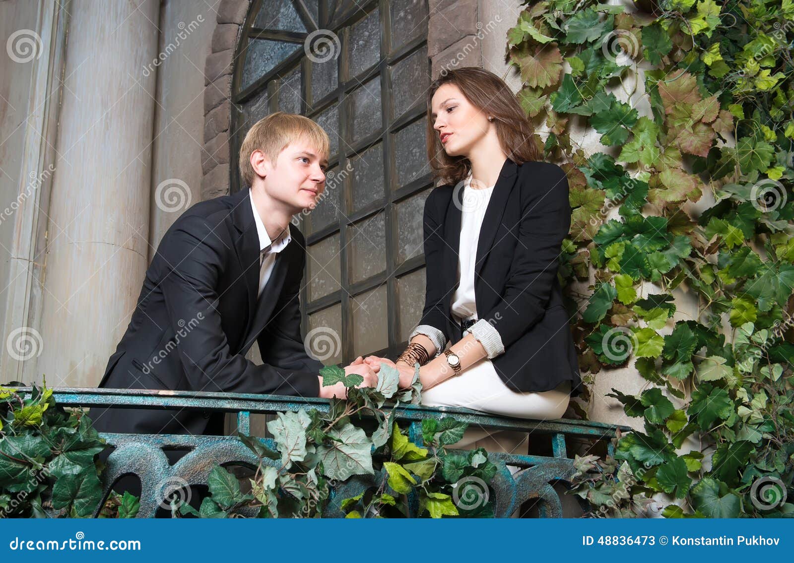 Conversation stock image. Image of affection, happy, castle - 48836473