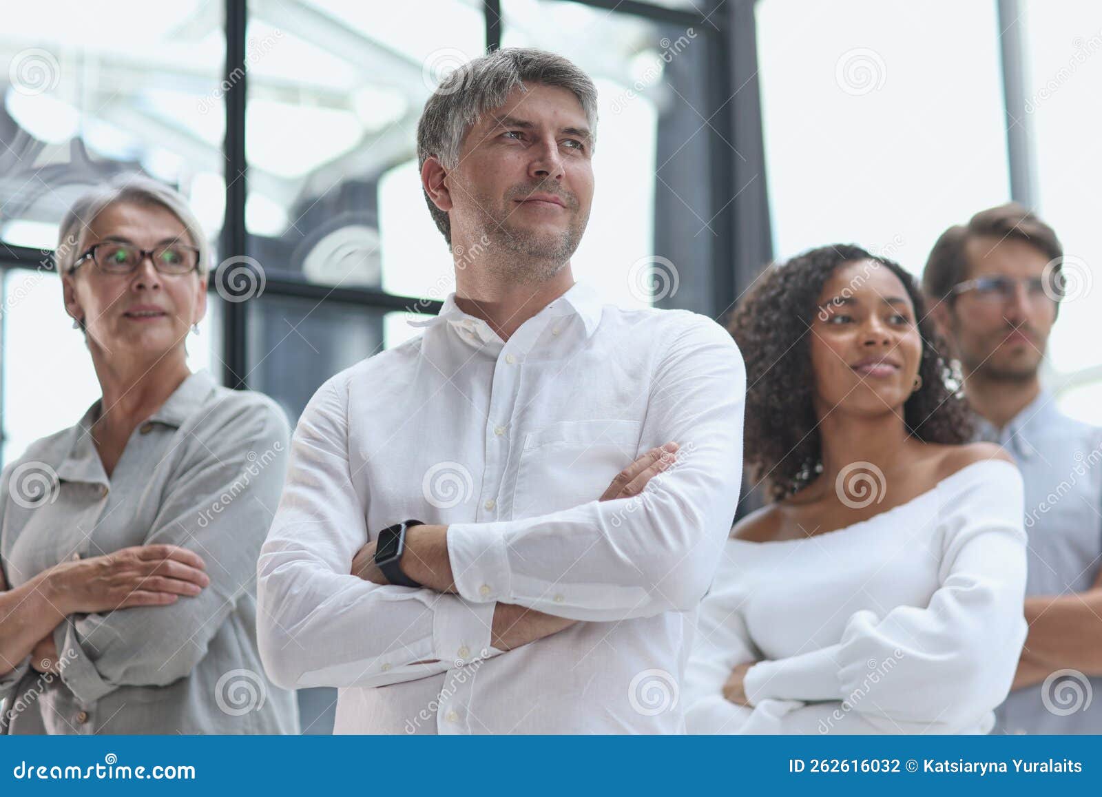 Conversation between Managers and Employees in the Office Stock Photo ...