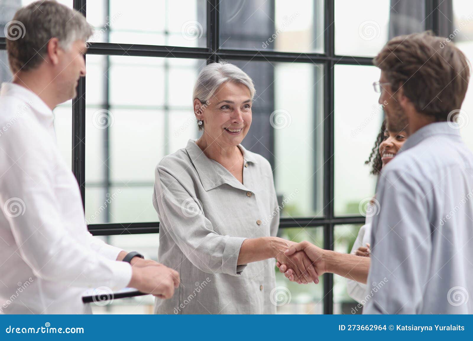 Conversation between Managers and Employees in the Office Stock Photo ...