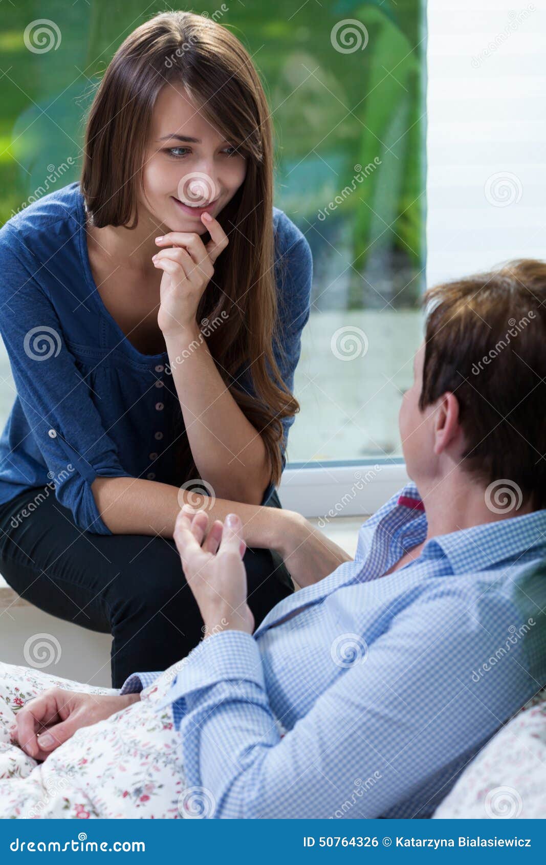 Conversation with patient stock photo. Image of female - 50764326