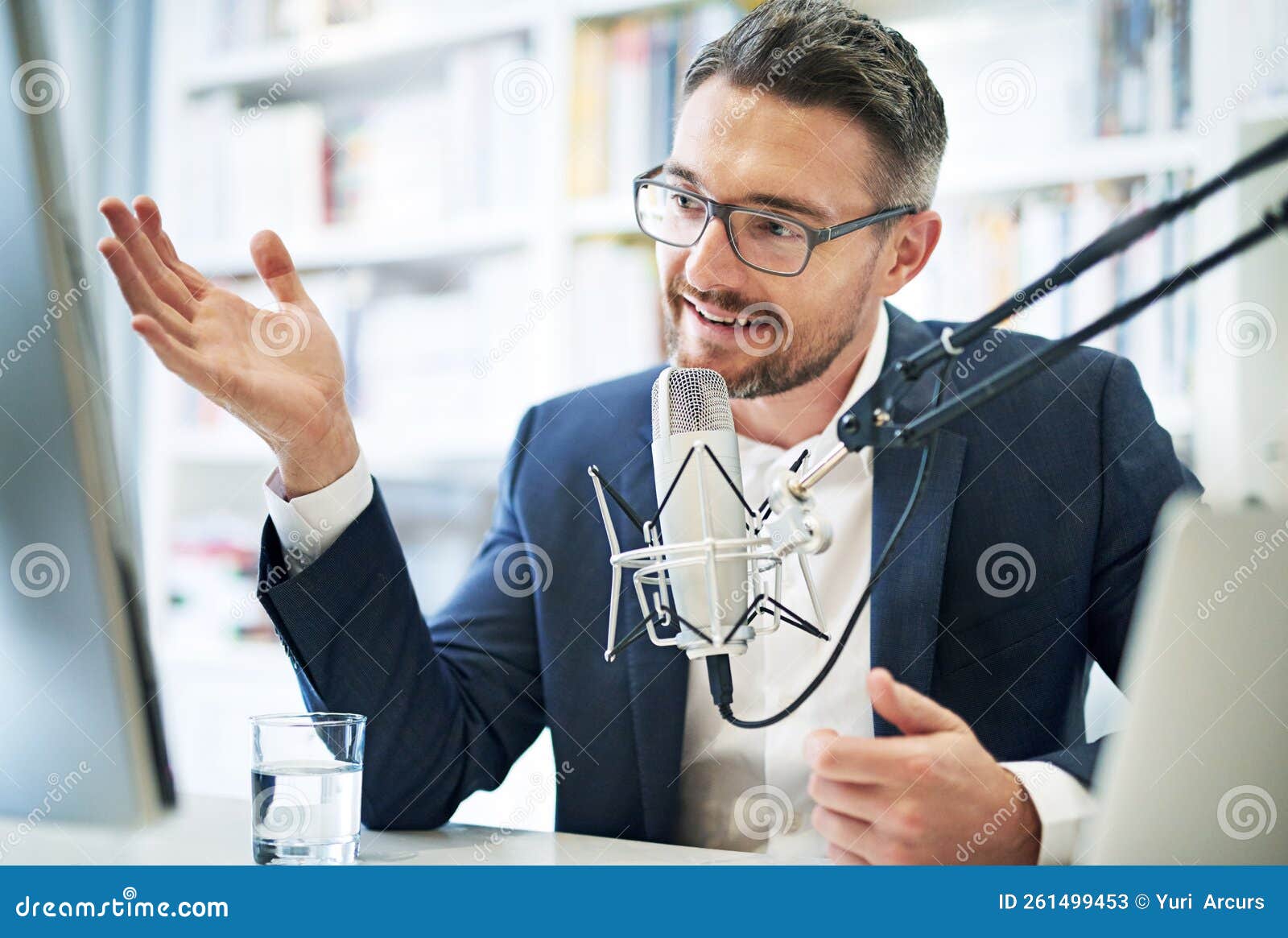 In Conversation with People from All Across the Globe. a Businessman ...