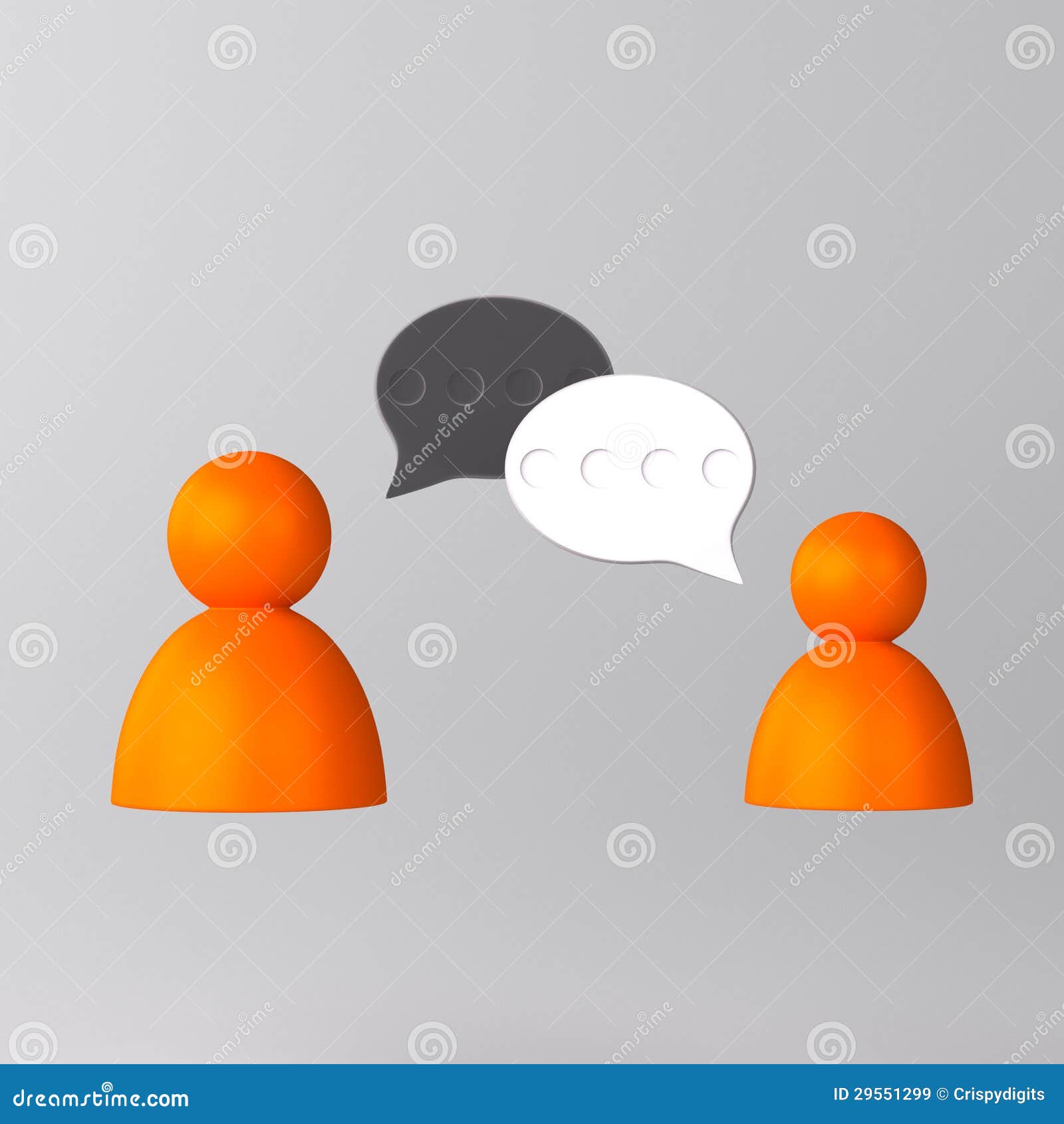 Conversation between People Icon Stock Illustration - Illustration of ...