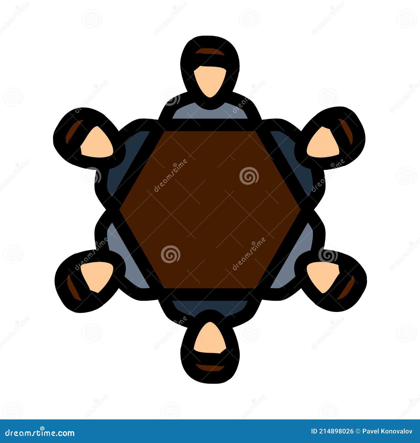 Conversation Table Icon stock vector. Illustration of concept - 214898026