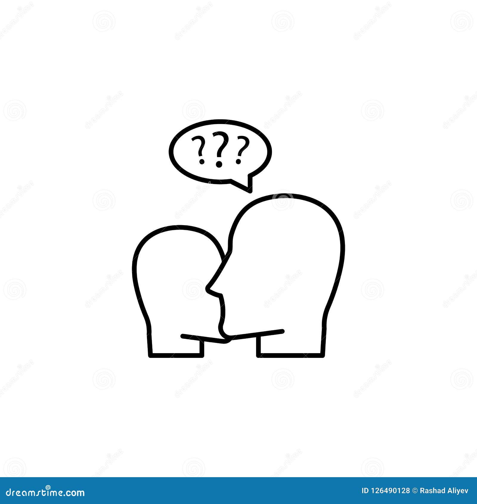 Conversation Talking Icon. Element of Artificial Intelligence Icon for ...