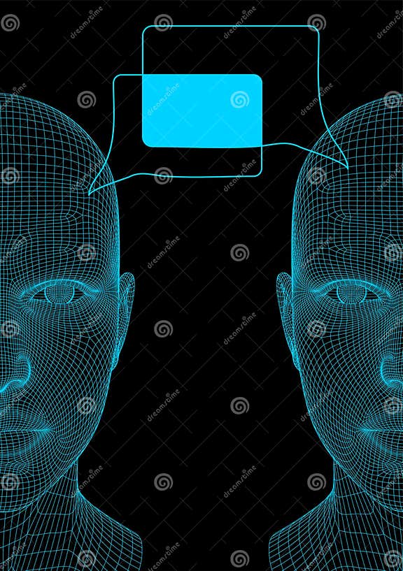 Conversation stock vector. Illustration of speak, chat - 95294627