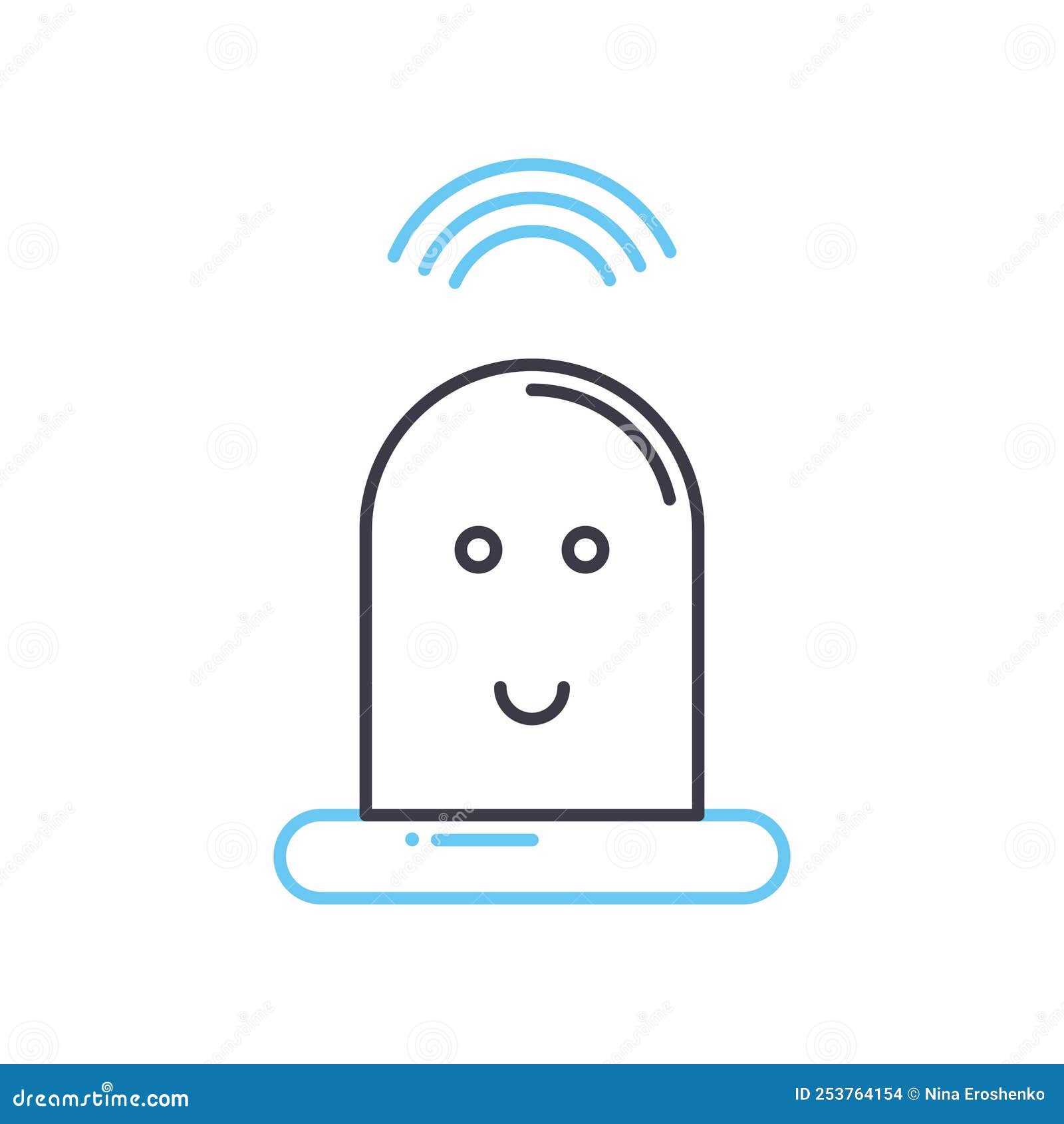 Conversational Interfaces Line Icon, Outline Symbol, Vector ...