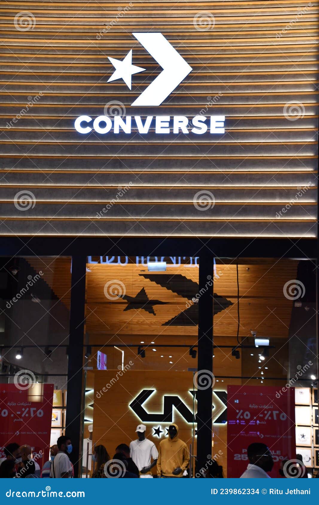 Converse Store at Dubai Mall in Dubai, UAE Editorial Stock Image ...