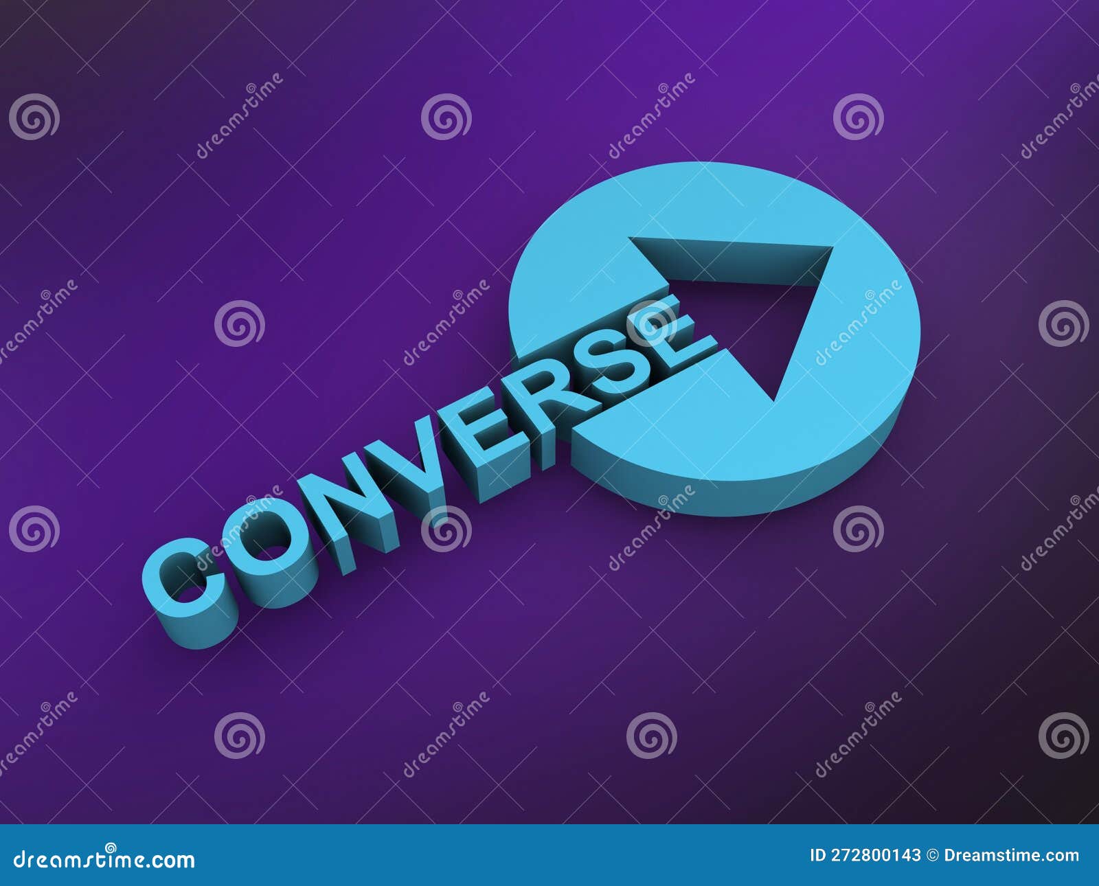 Converse word on purple stock illustration. Illustration of number ...