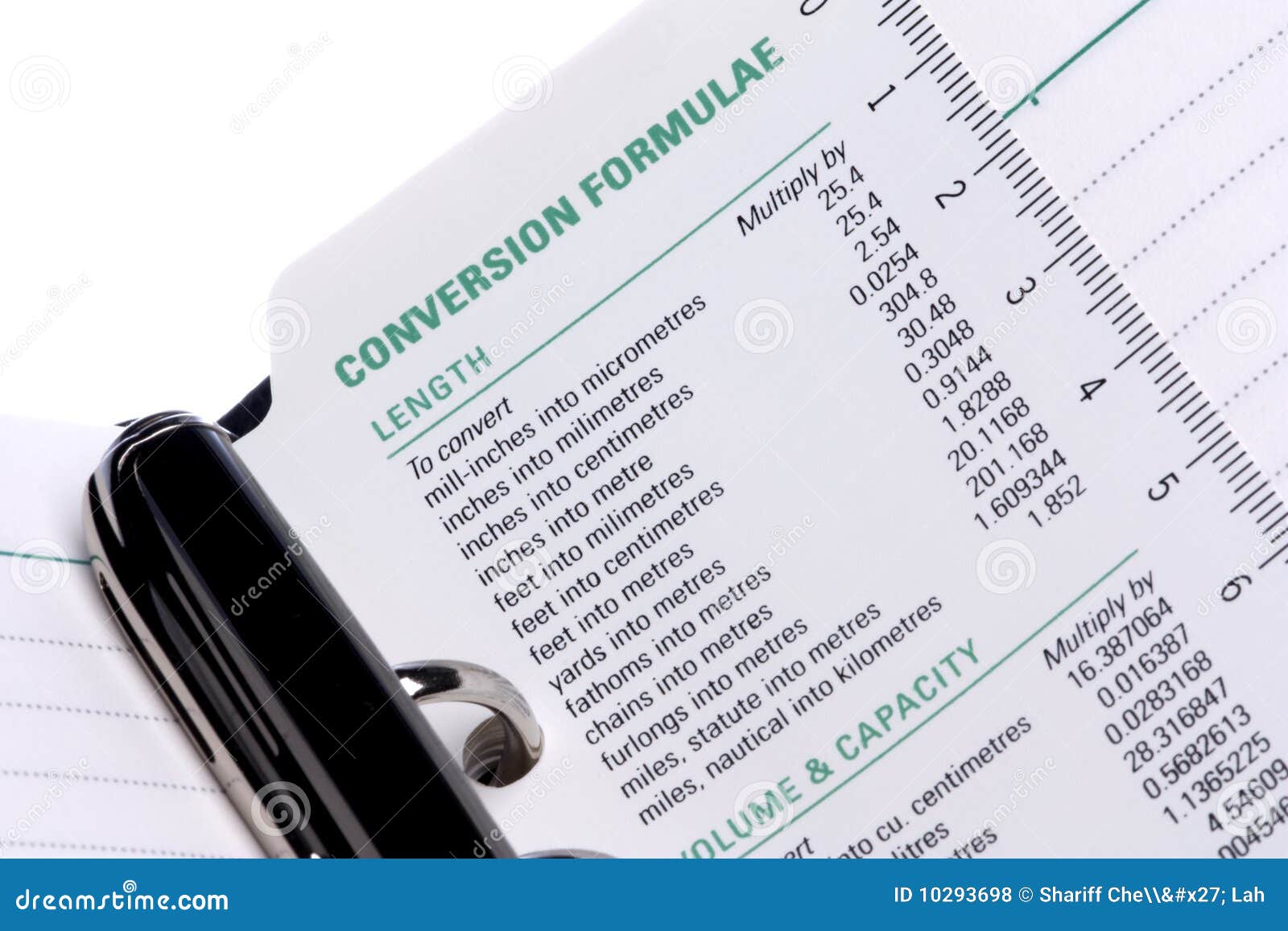 Conversion Formulae stock photo. Image of metric, engineering - 10293698