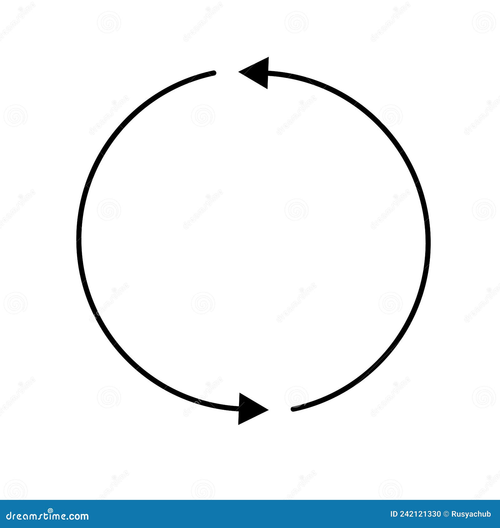 Upgrade or Convert Sign on a White Background. Black Arrows Move in a ...