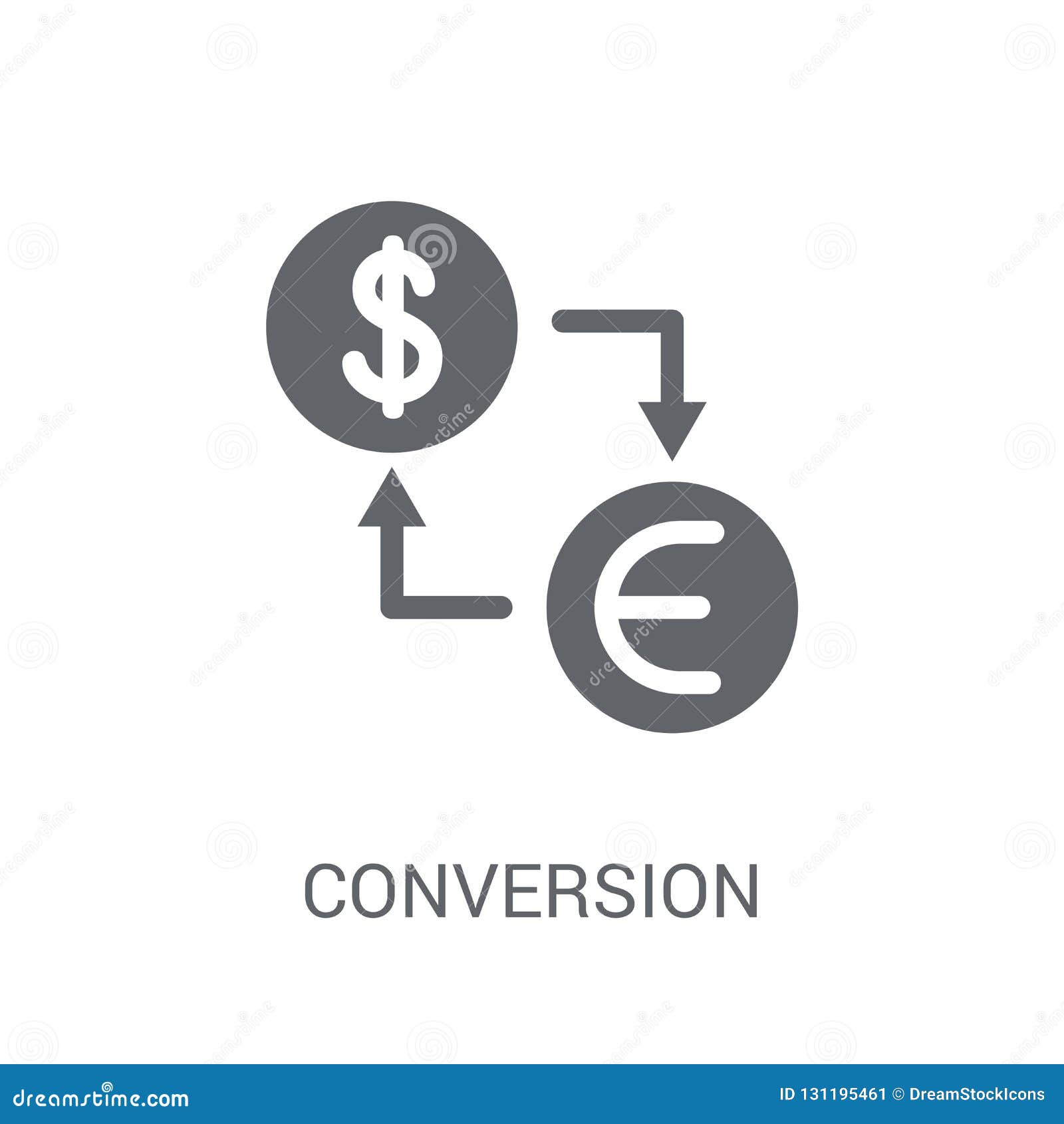 Conversion Icon. Trendy Conversion Logo Concept on White Background ...