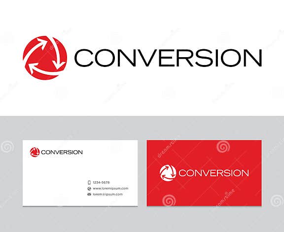 Conversion logo stock vector. Illustration of reload - 38160112