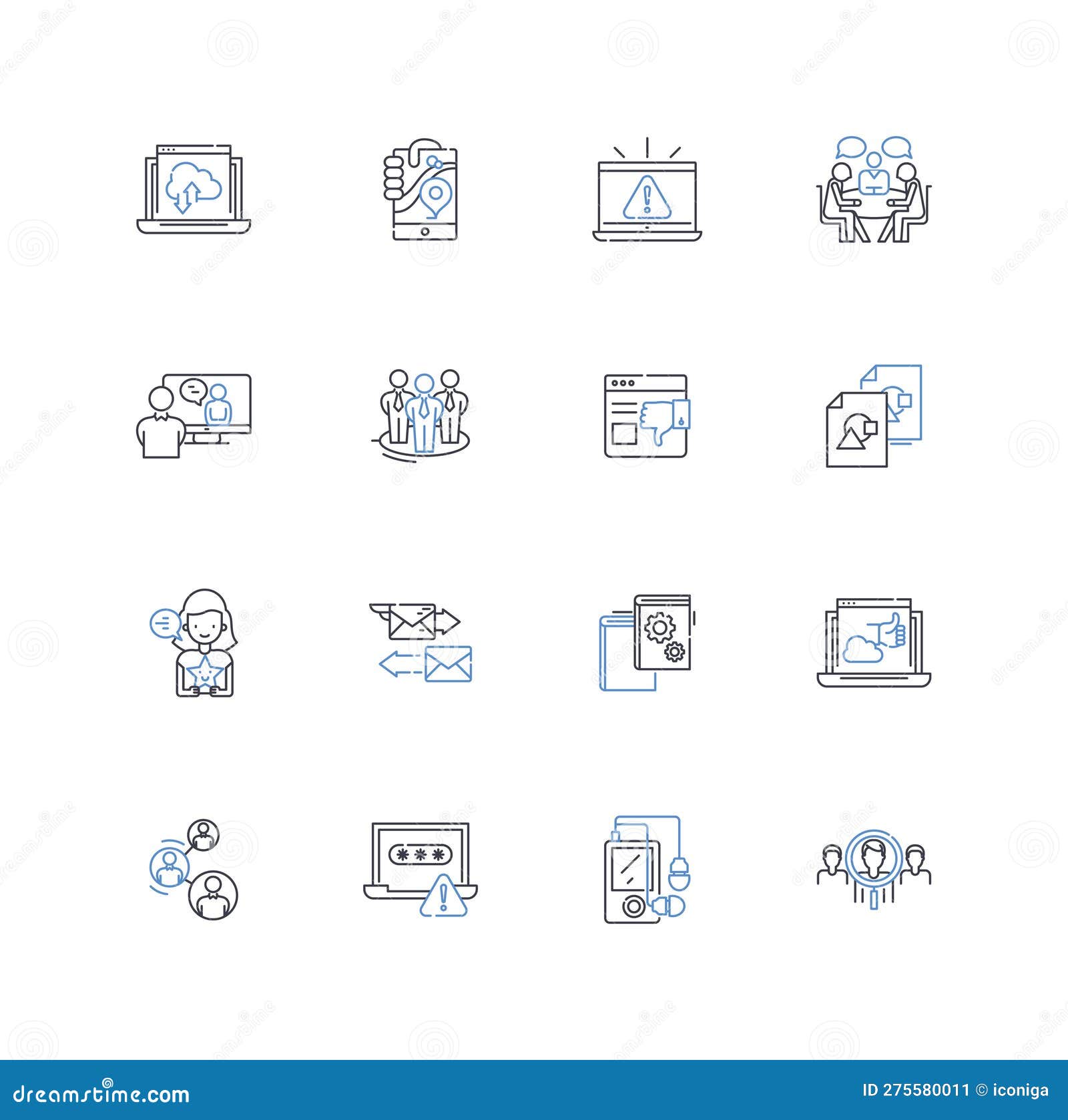 Conversion Rate Line Icons Collection. Optimization , Metrics ...