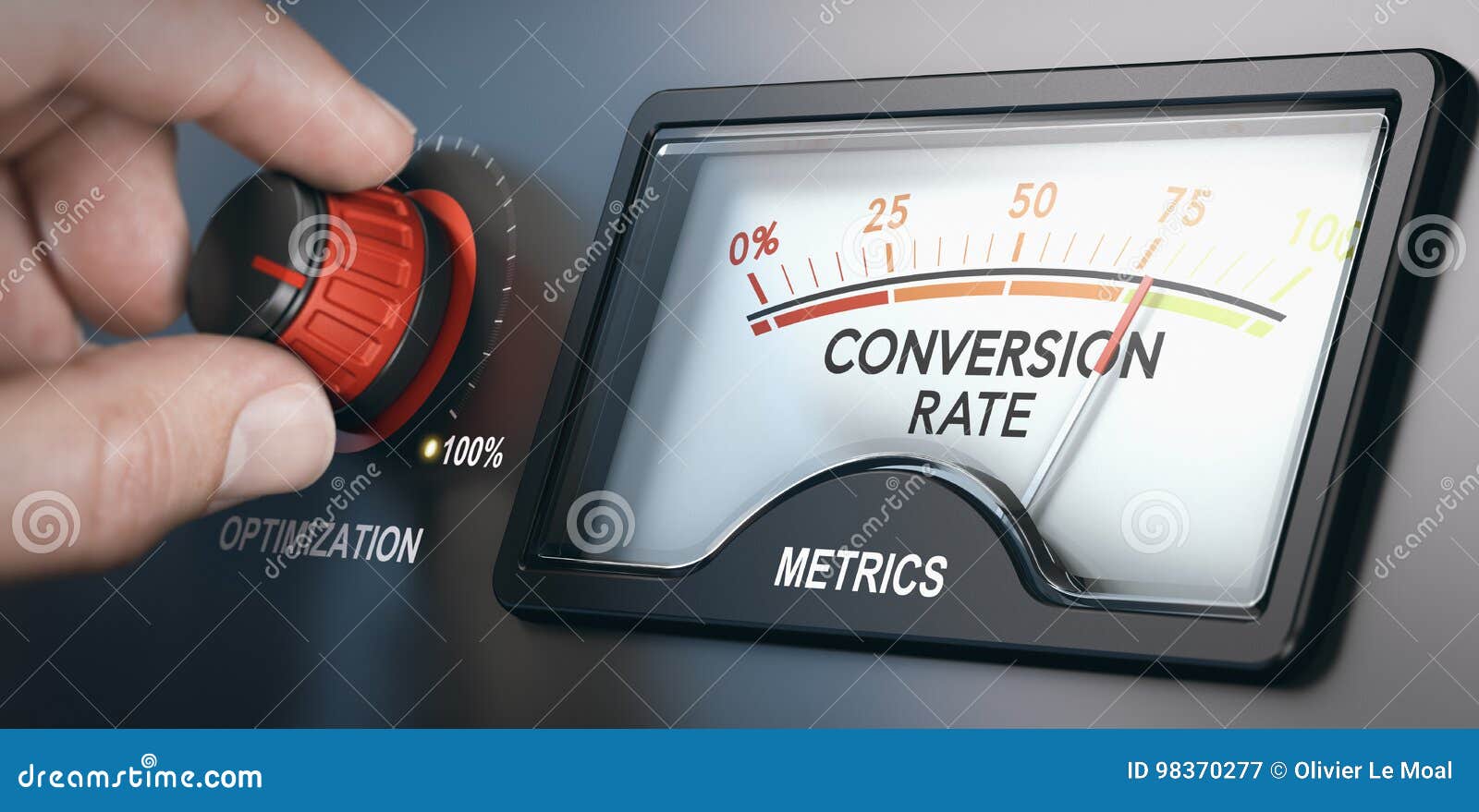 Conversion Rate Optimization Tool Stock Illustration - Illustration of ...