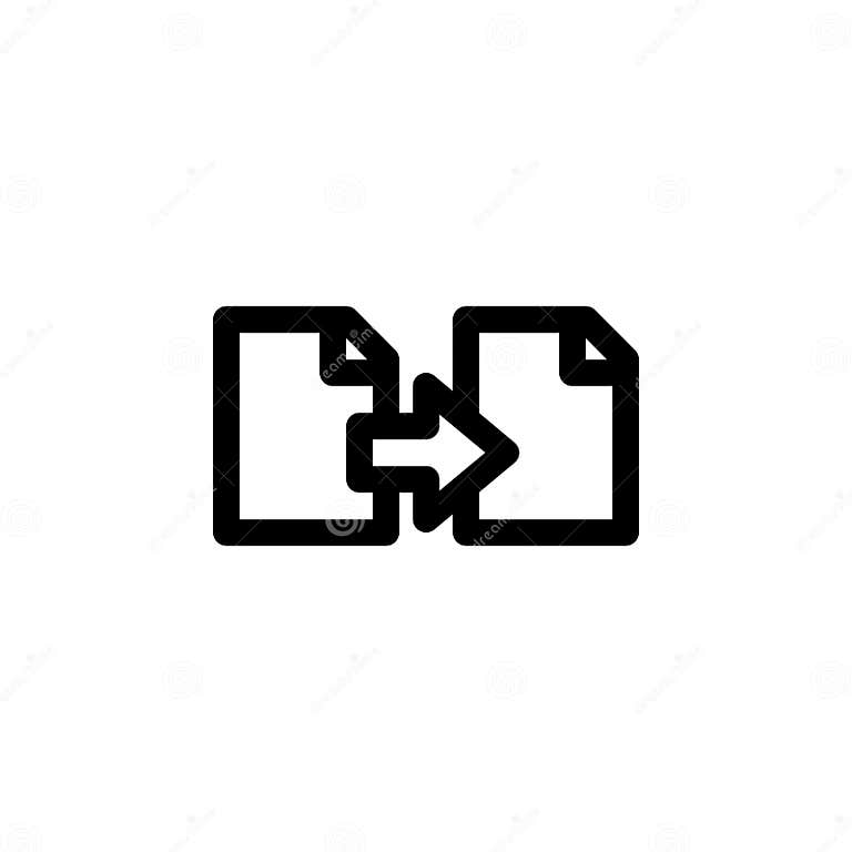 Convert File Icon stock vector. Illustration of book - 181838744