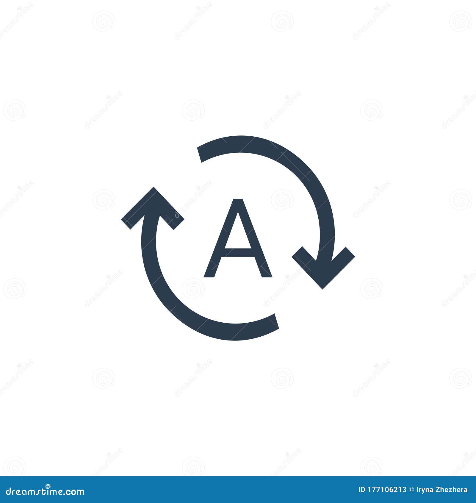 Convert Icon, Arrow, Return, Vector Illustration. Stock Vector ...