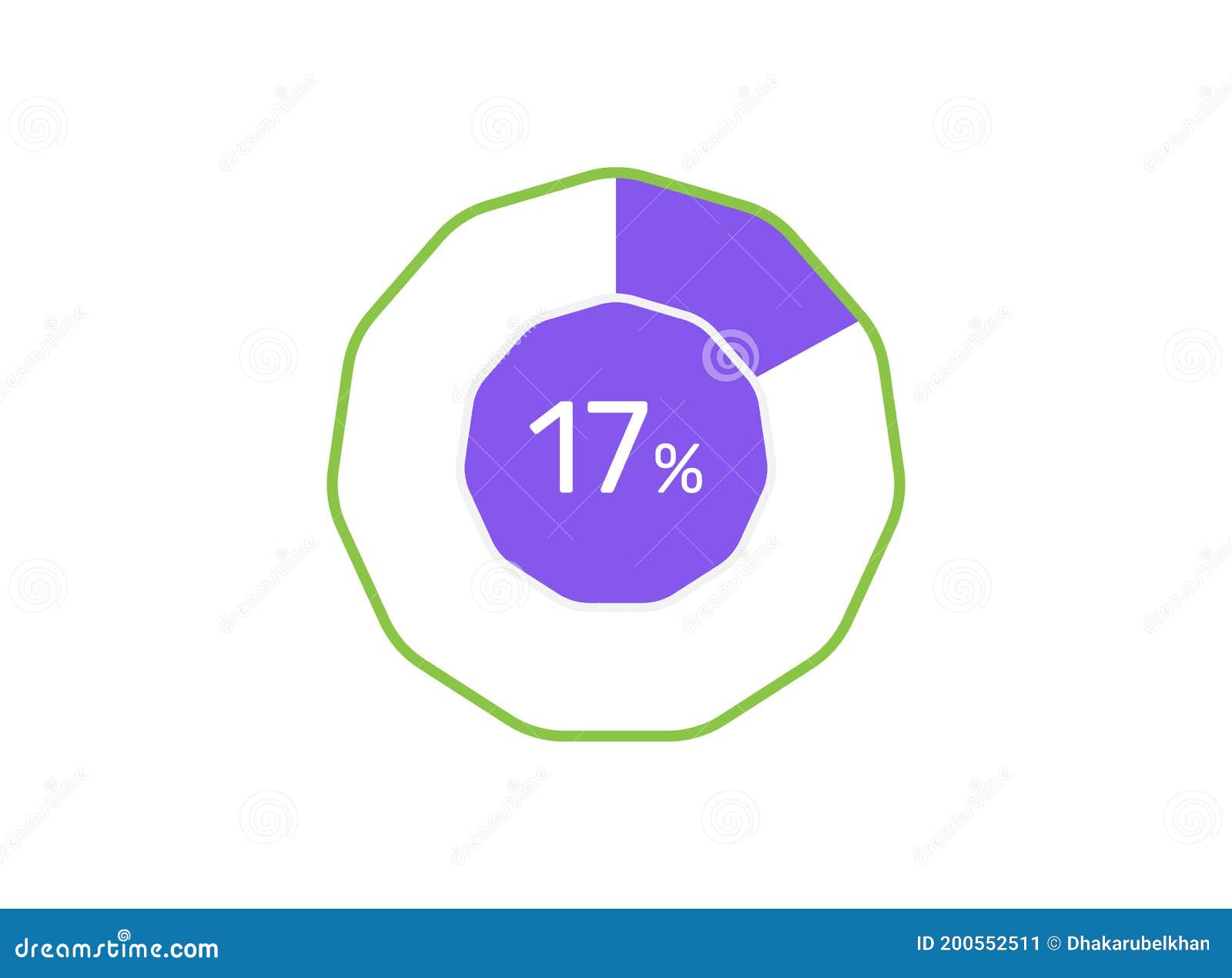17 Percentage, 17 Percentage Ready To Use for Web Design, Infographic ...
