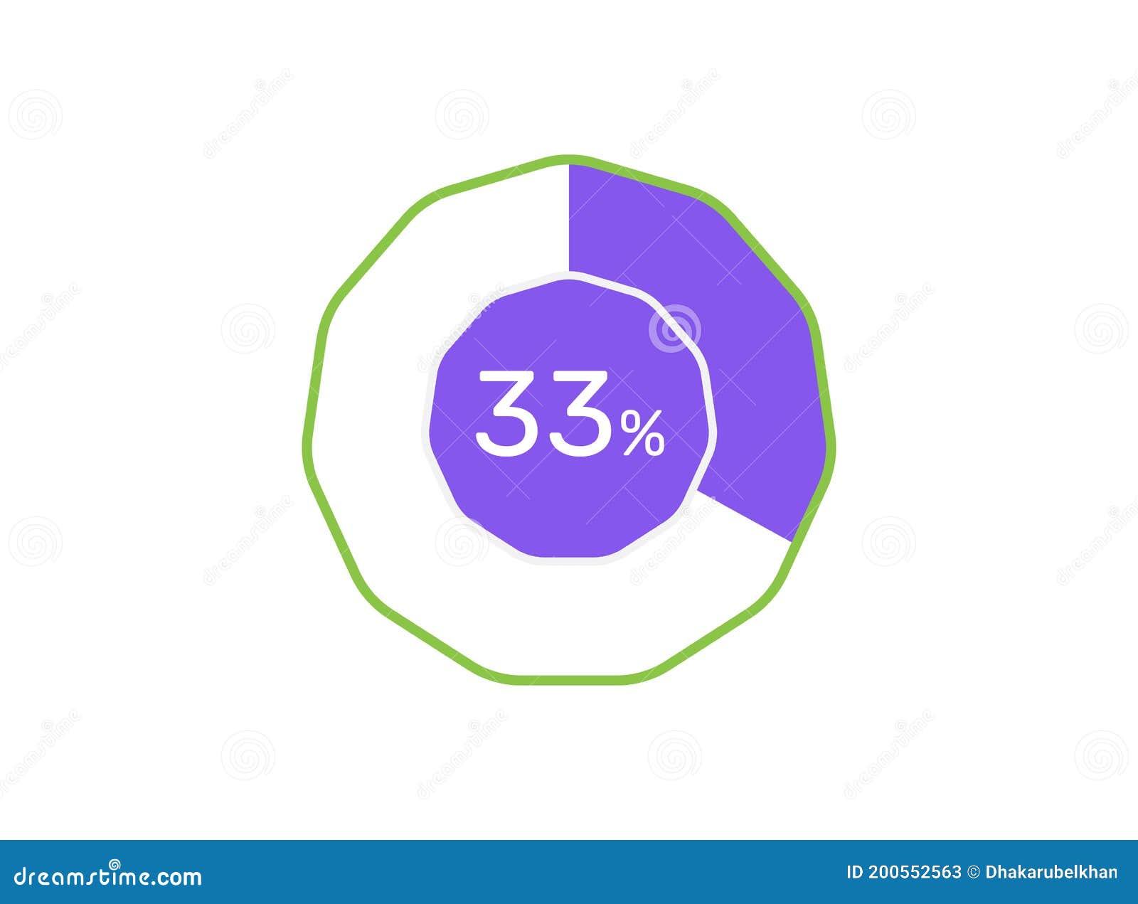 33 Percentage, 33 Percentage Ready To Use for Web Design, Infographic ...