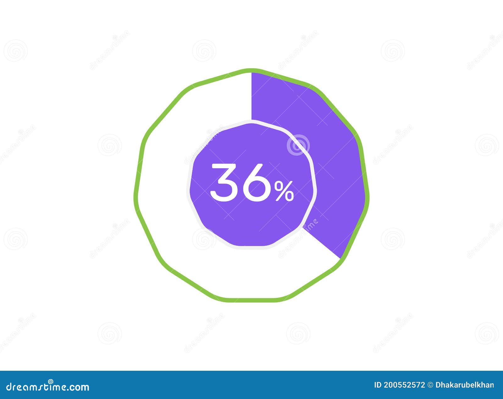 36 Percentage, 36 Percentage Ready To Use for Web Design, Infographic ...