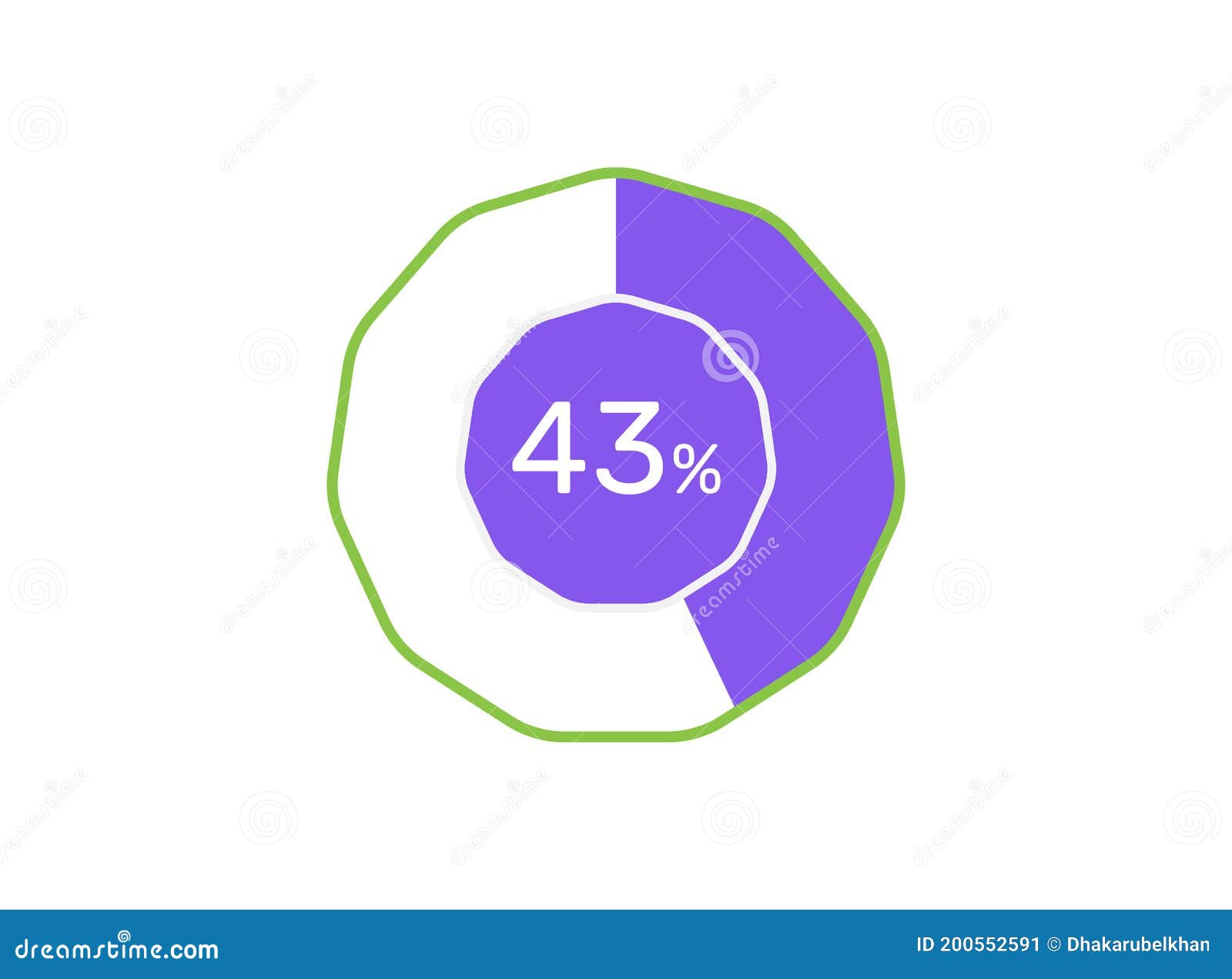 43 Percentage, 43 Percentage Ready To Use for Web Design, Infographic ...