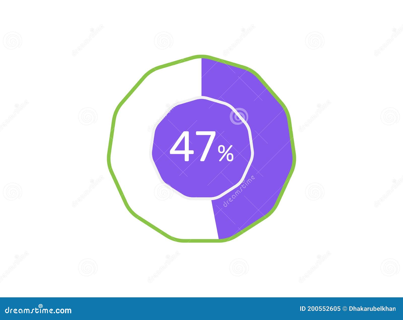 47 Percentage, 47 Percentage Ready To Use for Web Design, Infographic ...