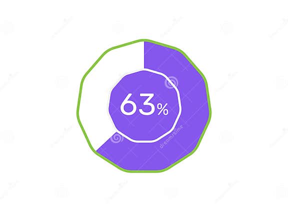 63 Percentage, 63 Percentage Ready To Use for Web Design, Infographic ...