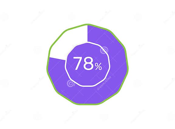 78 Percentage, 78 Percentage Ready To Use for Web Design, Infographic ...