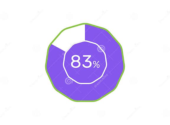 83 Percentage, 83 Percentage Ready To Use for Web Design, Infographic ...