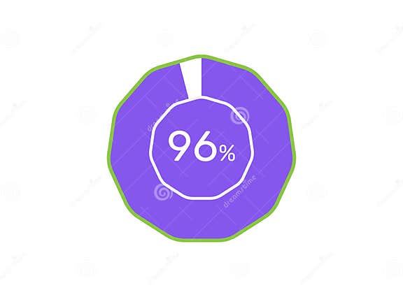 96 Percentage, 96 Percentage Ready To Use for Web Design, Infographic ...