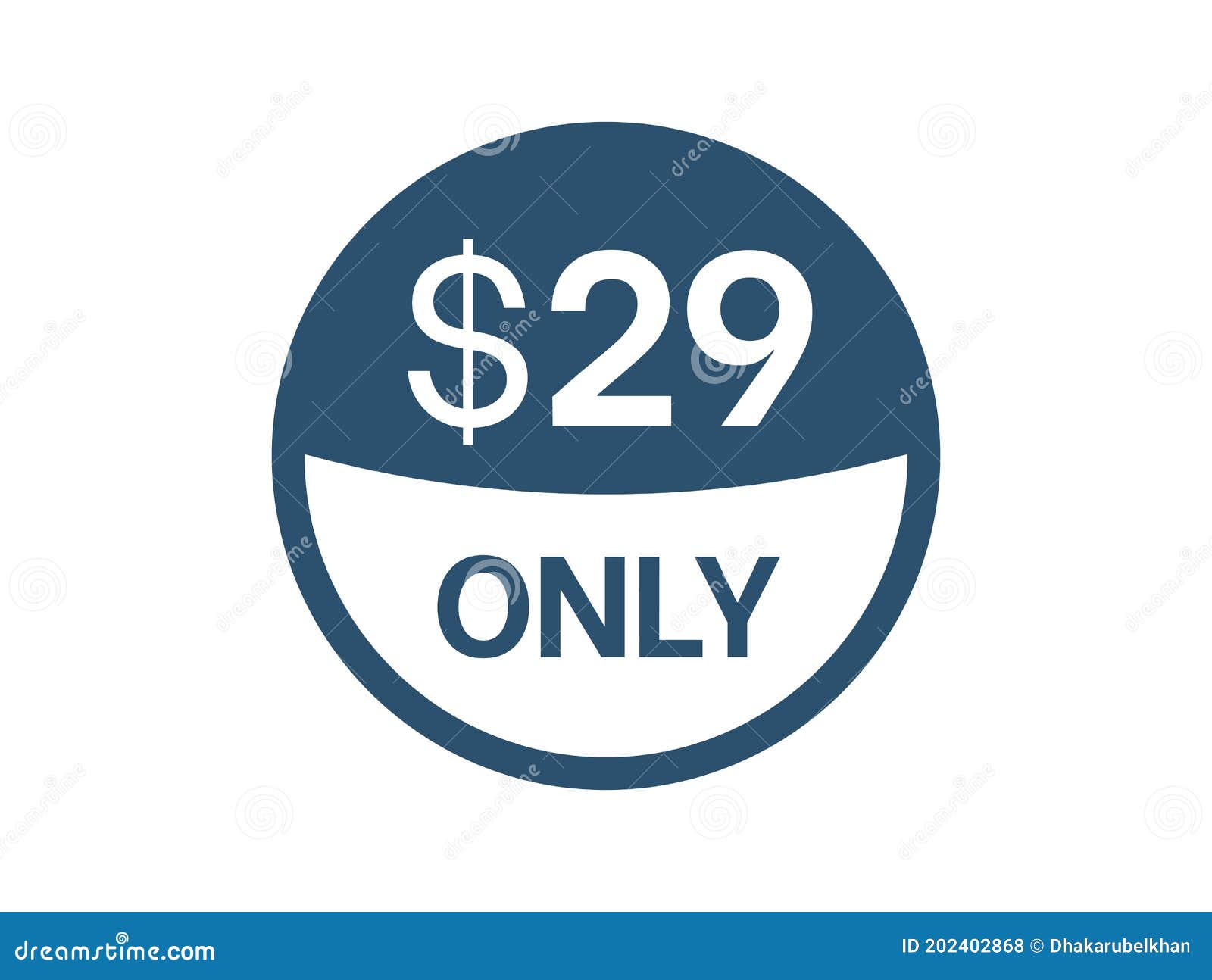 $29 Dollar Price Icon. 29 USD Price Tag Stock Vector - Illustration of ...
