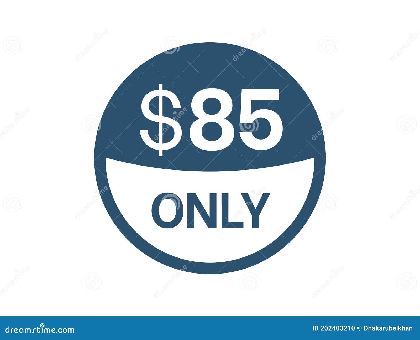 $85 Dollar Price Icon. 85 USD Price Tag Stock Vector - Illustration of ...