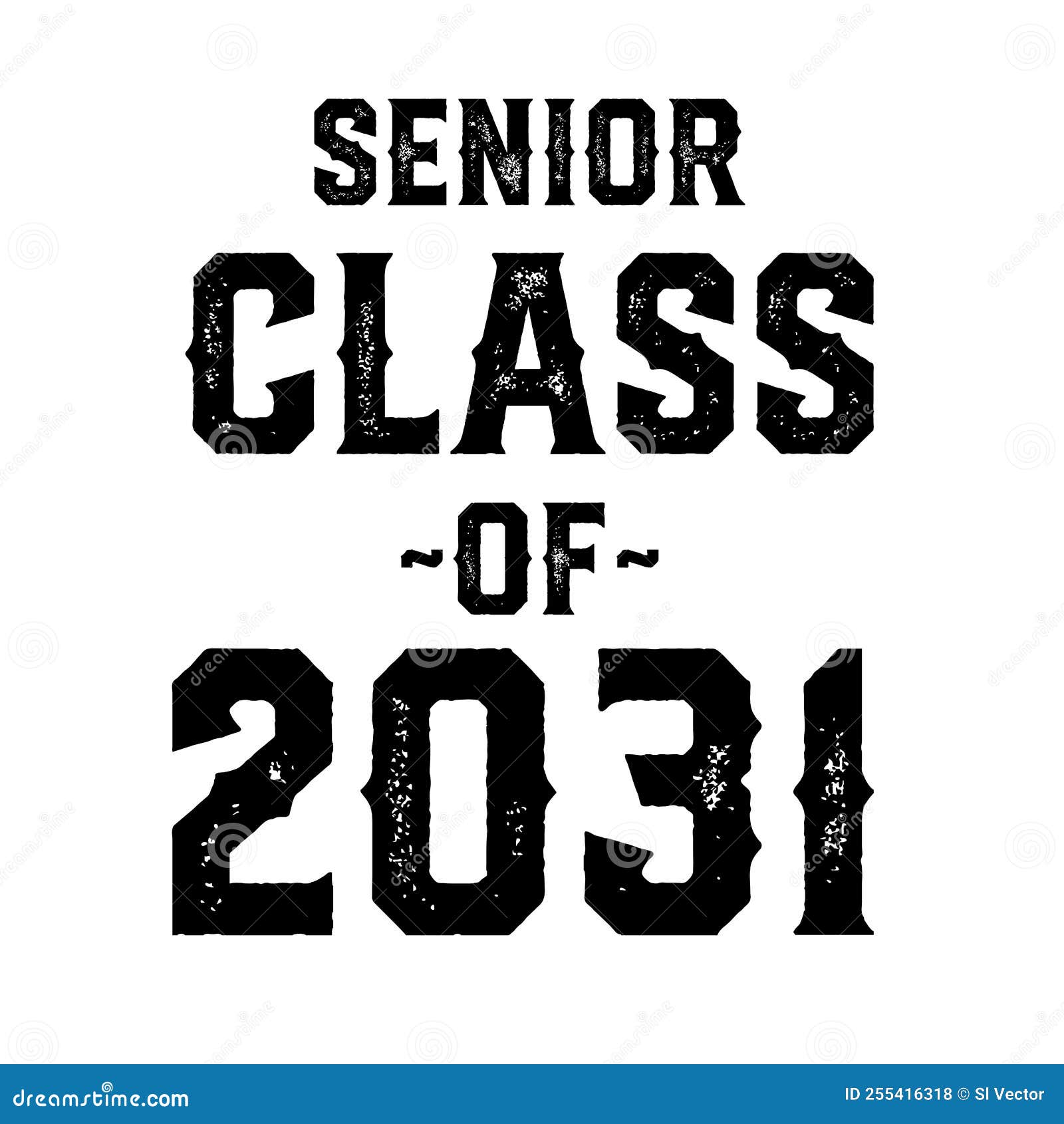 Senior Class of 2031 Vector T Shirt Design, Class Graduate Stock Vector ...