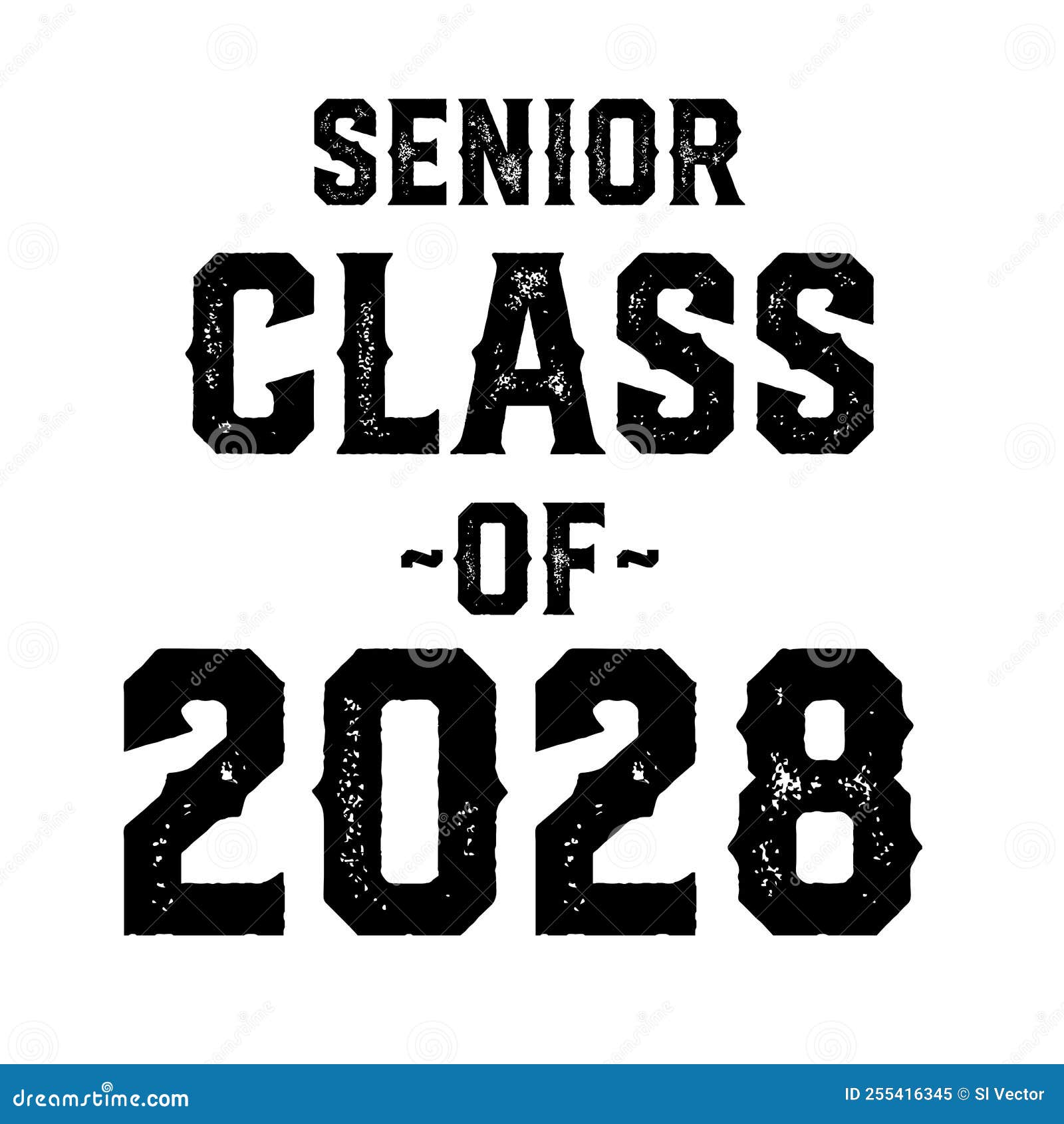 Senior Class of 2028 Vector T Shirt Design, Class Graduate Stock ...