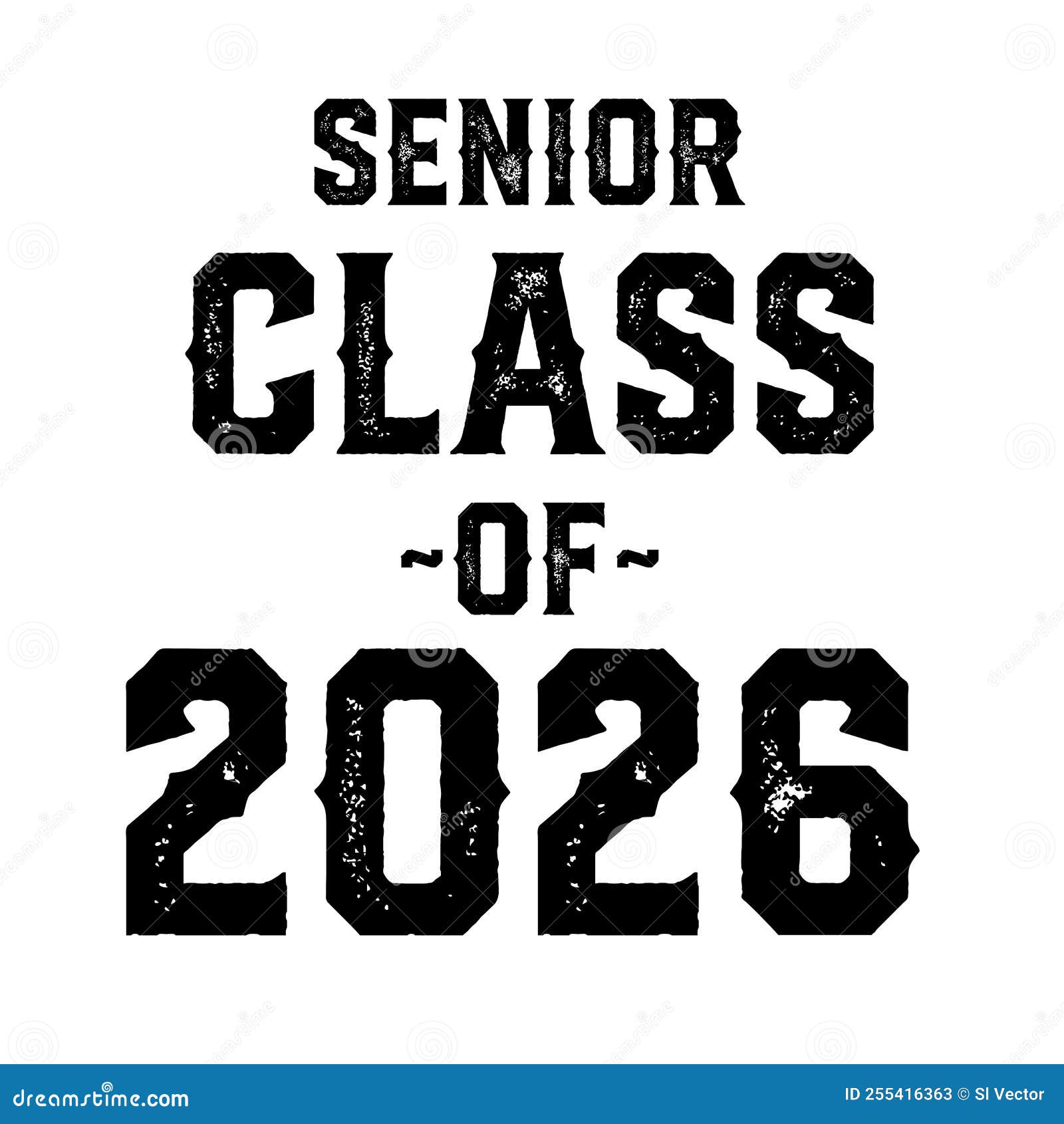 Senior Class of 2026 Vector T Shirt Design, Class Graduate Stock Vector ...