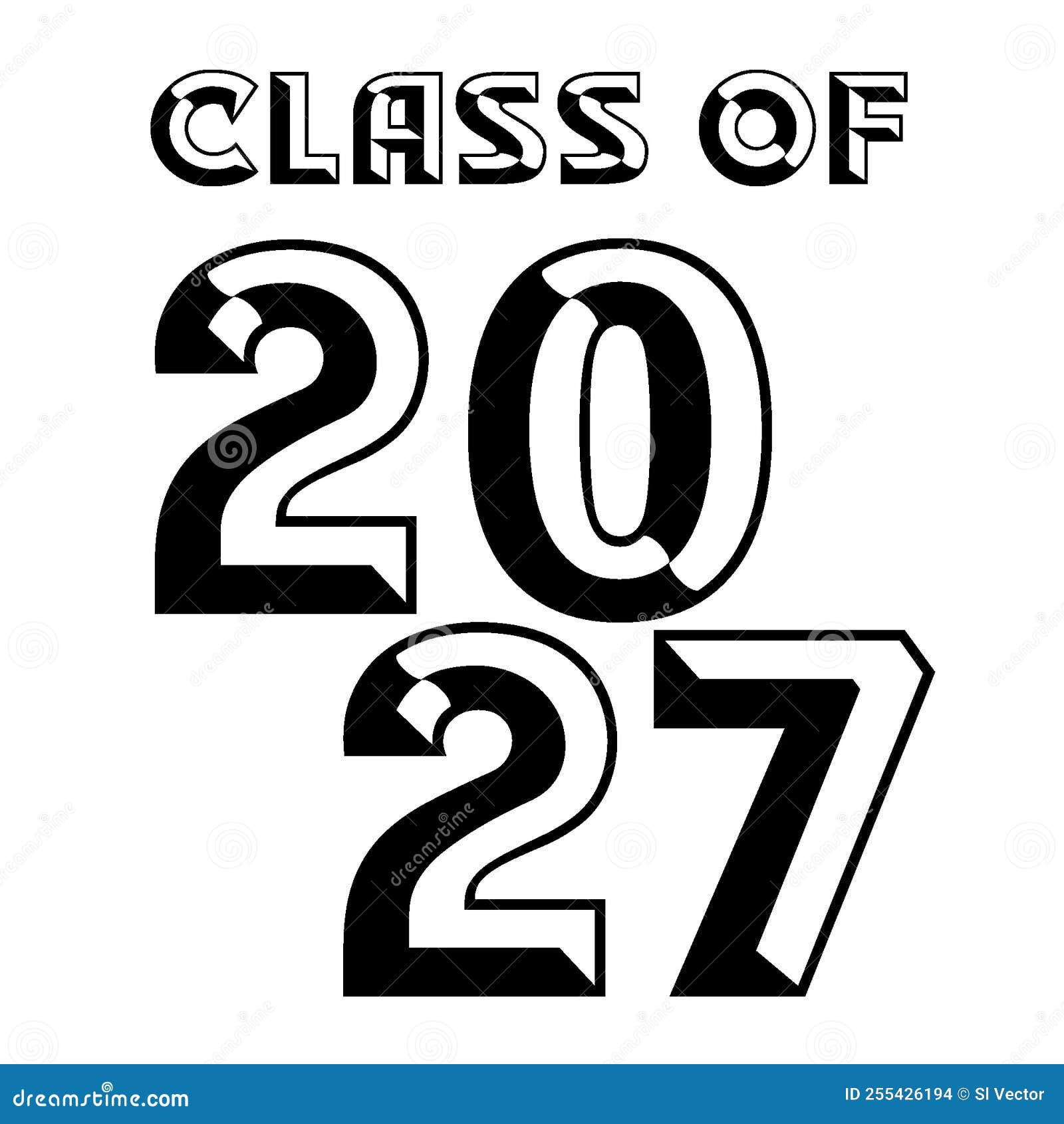 Class of 2027 Vector T Shirt Design, Class Graduate Stock Vector ...