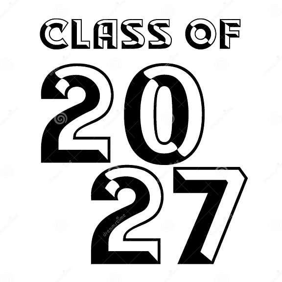 Class of 2027 Vector T Shirt Design, Class Graduate Stock Vector ...