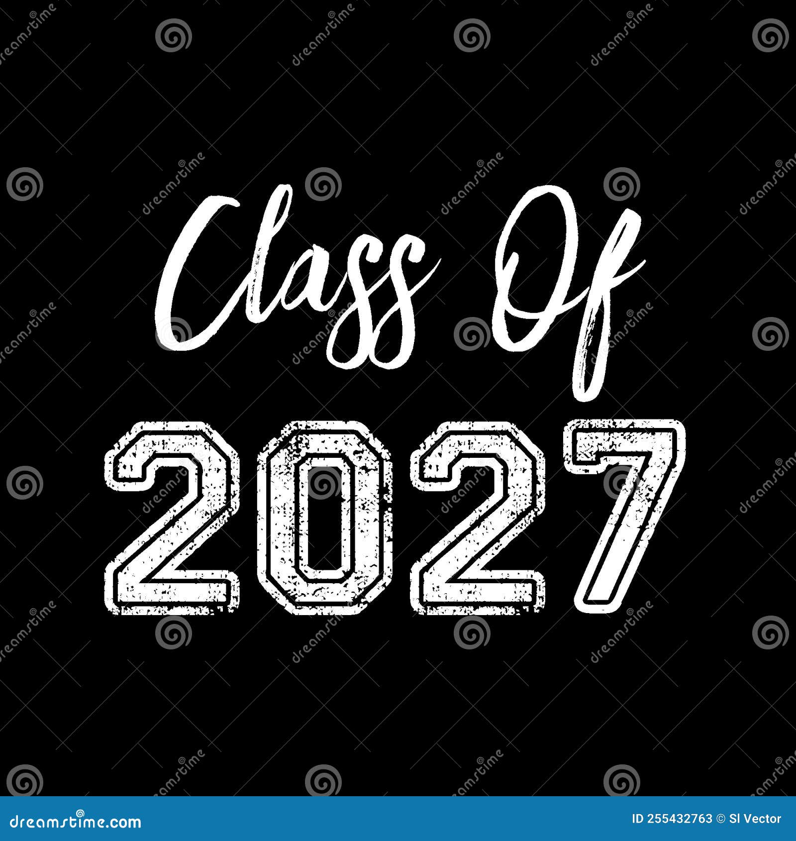 Class of 2027 Vector T Shirt Design, Class Graduate Stock Vector ...