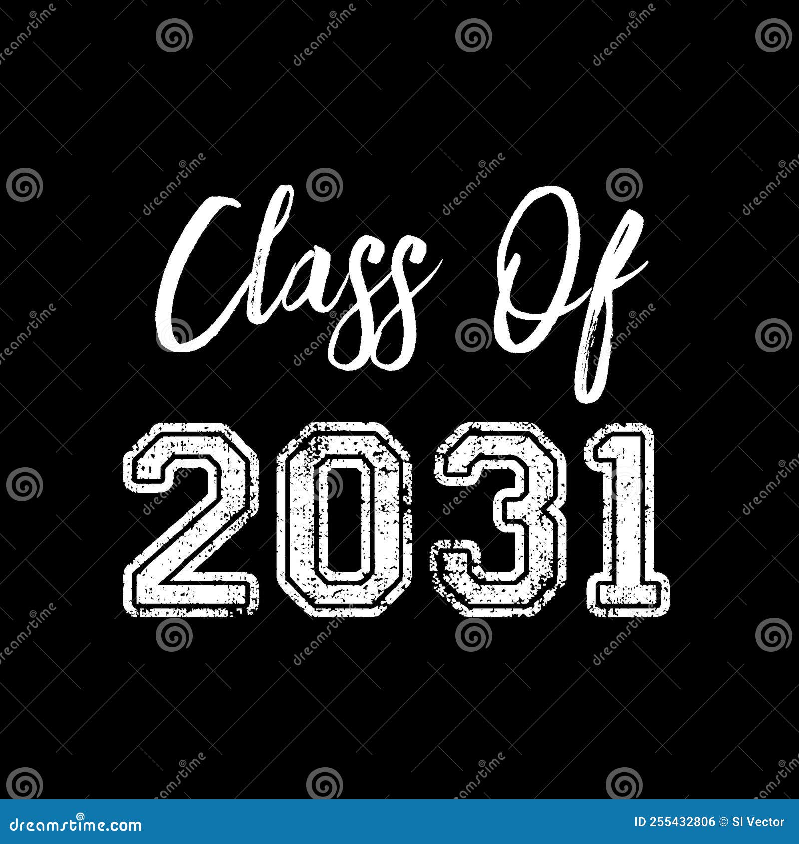 Class of 2031 Vector T Shirt Design, Class Graduate Stock Vector ...