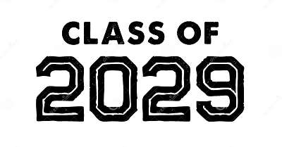 Class of 2029 Vector T Shirt Design, Class Graduate Stock Vector ...