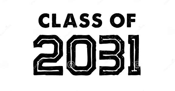 Class of 2031 Vector T Shirt Design, Class Graduat Stock Vector ...